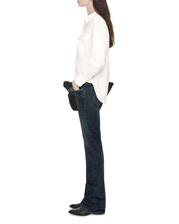 ALLSAINTS Maven Cotton Relaxed Shirt - White