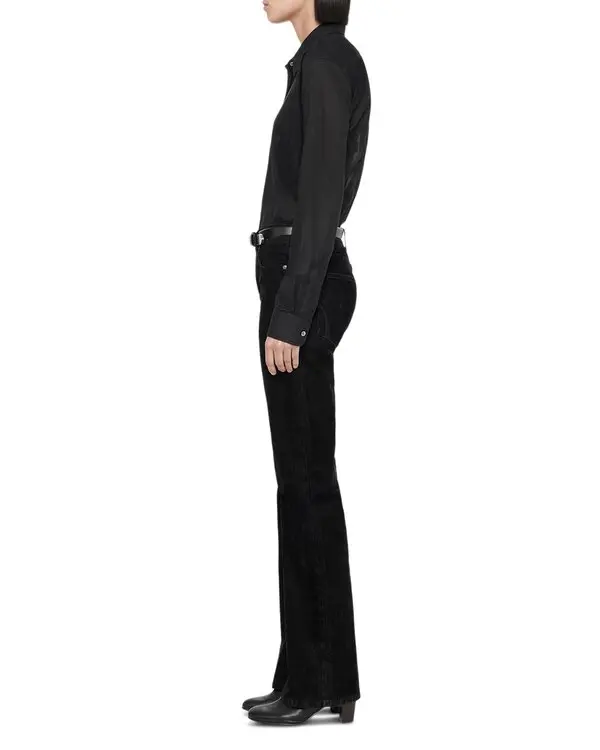 ALLSAINTS Simone Sheer Cotton Blouse