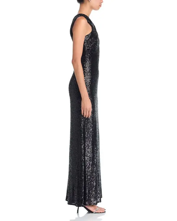 Eliza J Halter Empire Waist Mermaid Dress