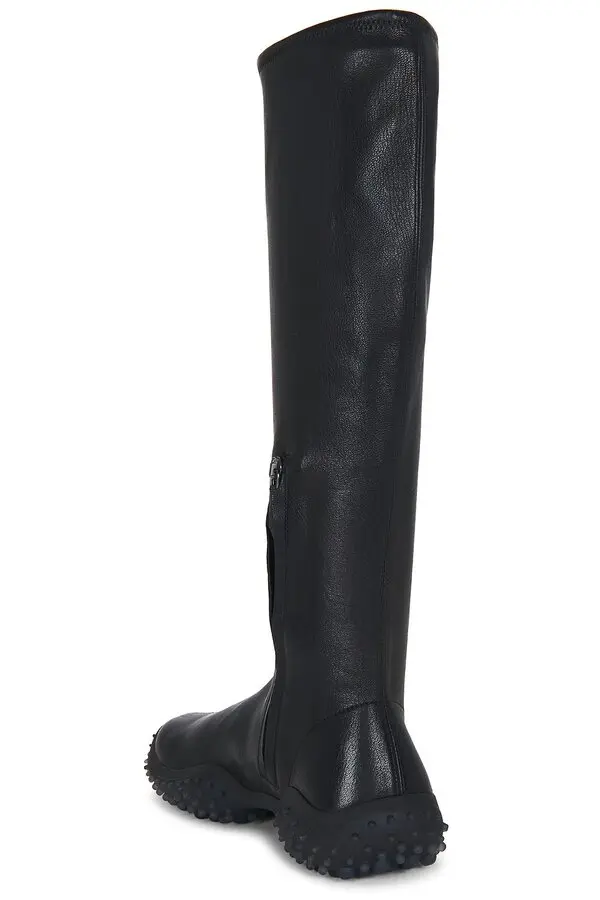 Miu Miu Nappa Stretch Bubble Boot In Black