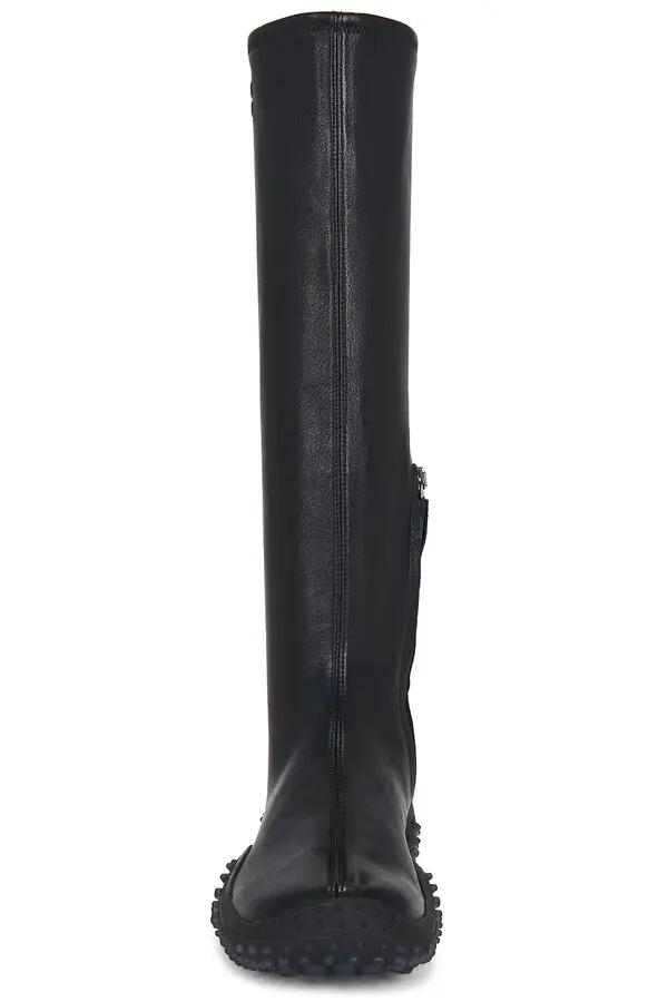 Miu Miu Nappa Stretch Bubble Boot In Black