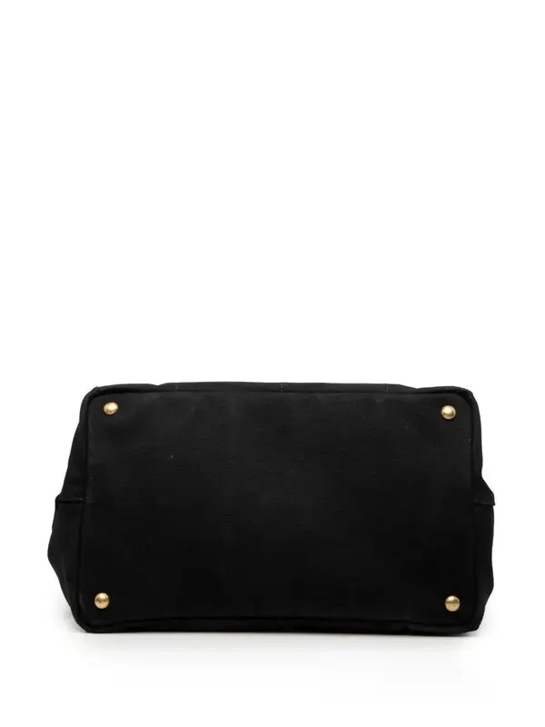 Prada 2013-2026 Canvas Canapa Logo Tote Satchel