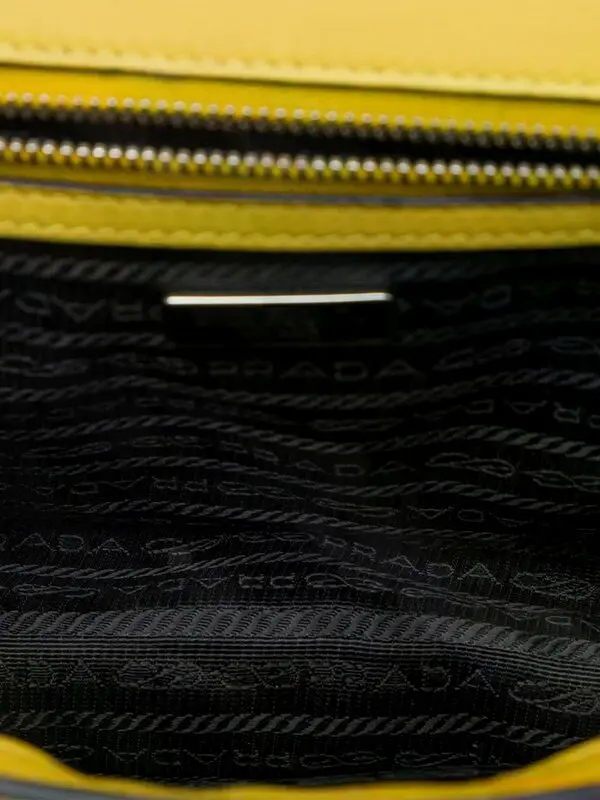 Prada 2013-2026 Saffiano Lux Sound Lock Crossbody Bag