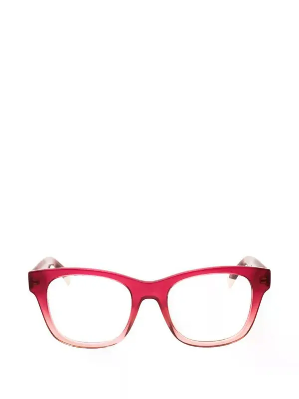 Missoni Rectangle-frame Glasses - Red