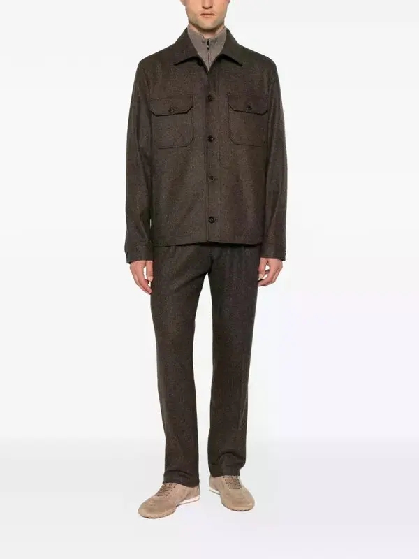 Corneliani Drawstring-waist Pleated Trousers