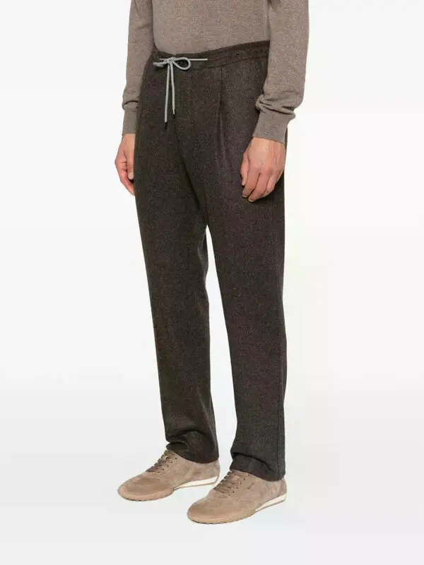 Corneliani Drawstring-waist Pleated Trousers