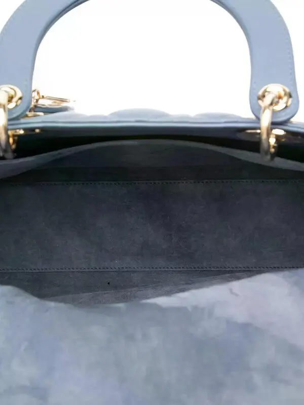 Dior 2019 Large Lambskin Cannage Lady Satchel