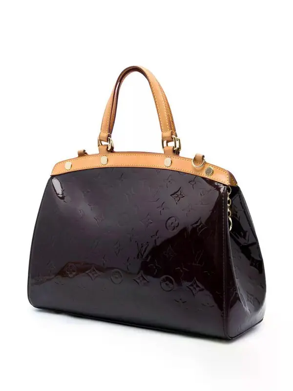 LOUIS VUITTON 2014 Monogram Vernis Brea Mm Satchel