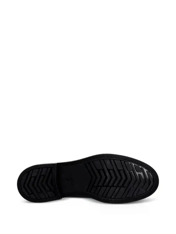 Gant Elasticated Leather Chelsea Boots - Black