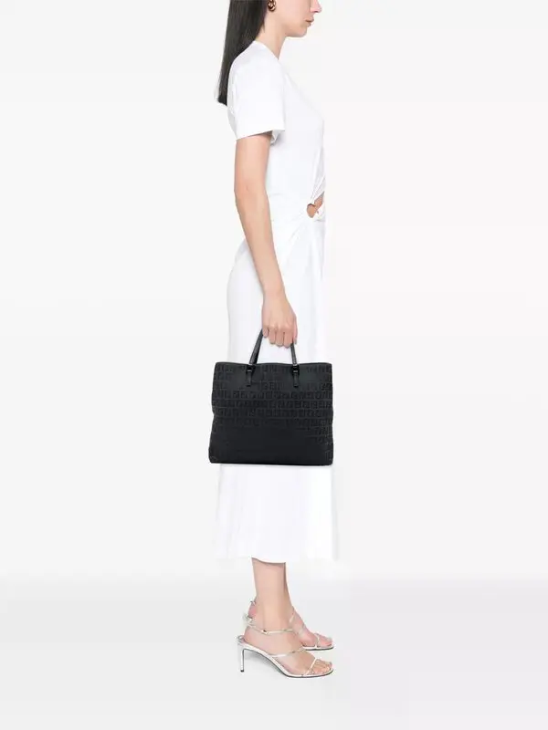 Fendi 2000-2010 Zucchino Canvas Tote Bag