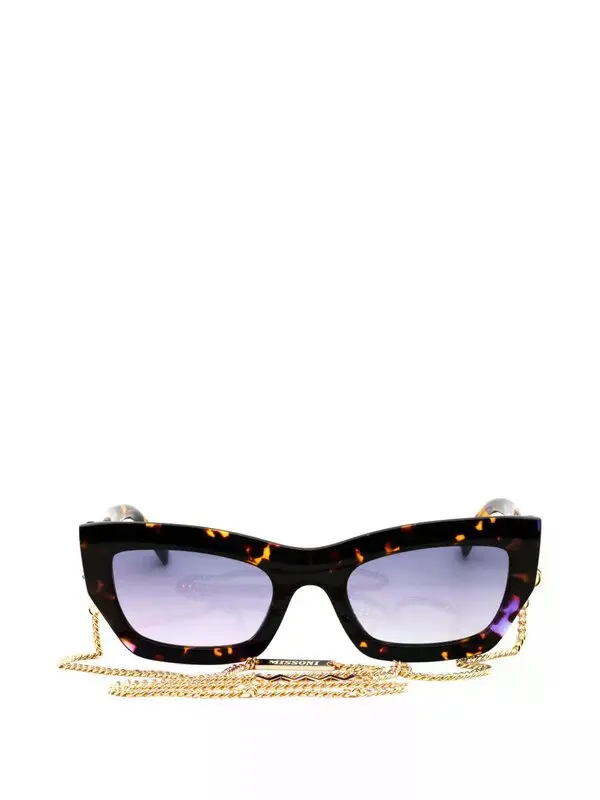 Missoni Tortoiseshell-effect Cat-eye Sunglasses - Brown