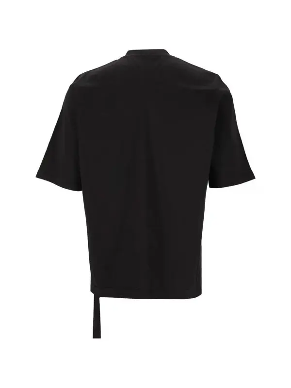 Rick Owens Walrust Tape-detail T-shirt - Black