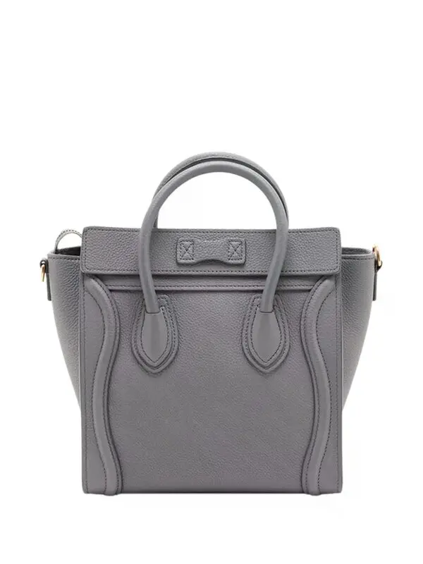 Celine 2010-2026 Nano Leather Luggage Tote Satchel