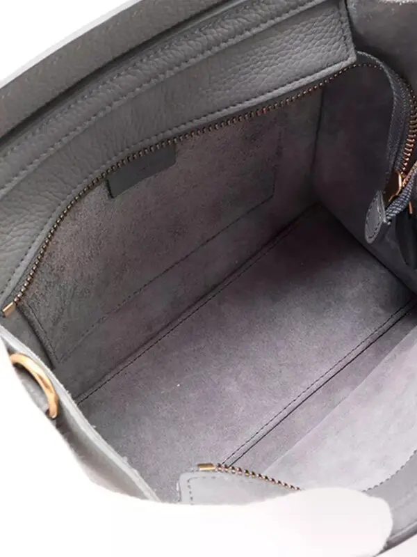 Celine 2010-2026 Nano Leather Luggage Tote Satchel