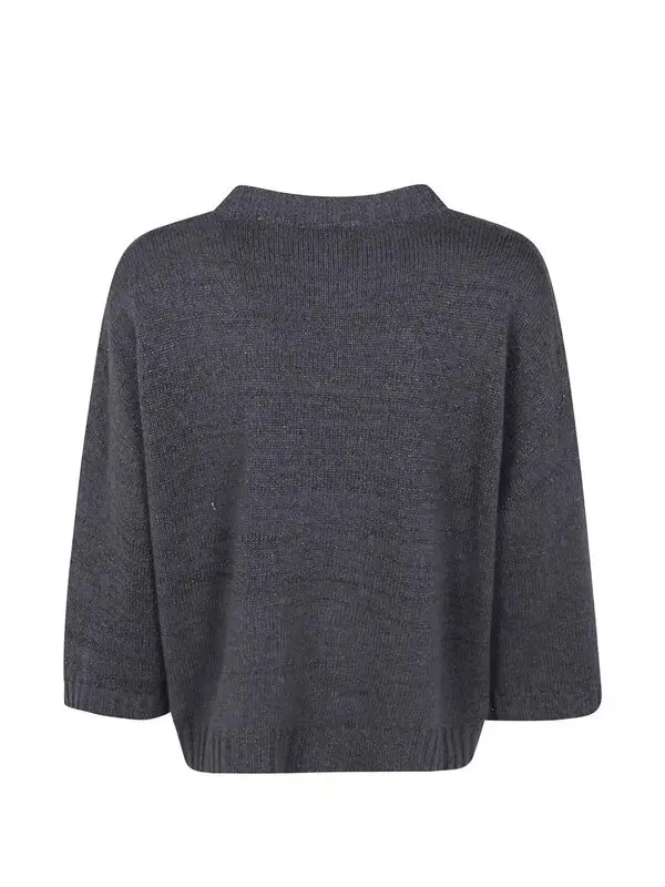 Fabiana Filippi Metallic-thread Wool Sweater