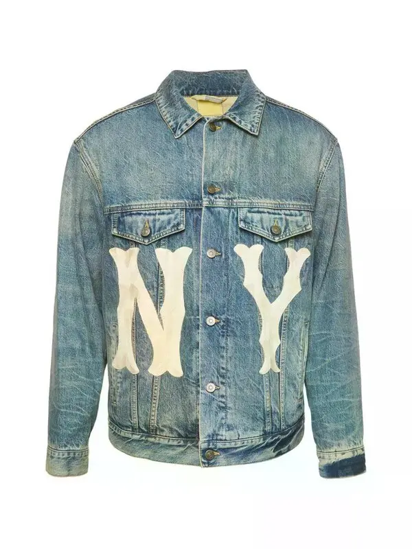 Gucci Ny Appliqué Denim Jacket