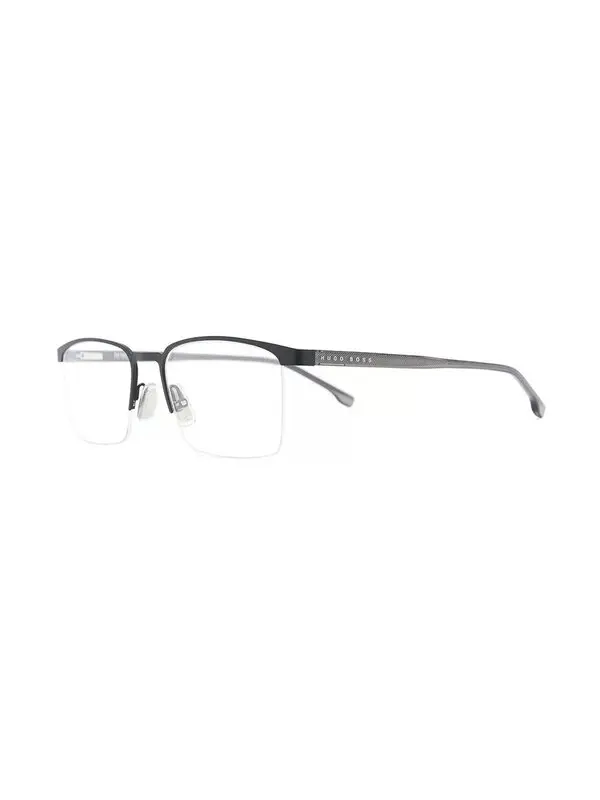 BOSS Half-rim Square-frame Glasses