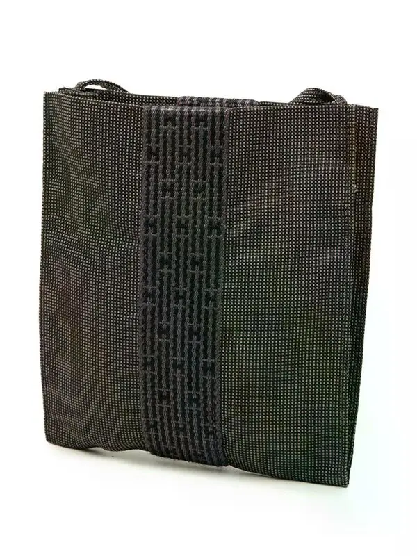 Hermès 1990-2000 Canvas Herline Pochette Crossbody Bag