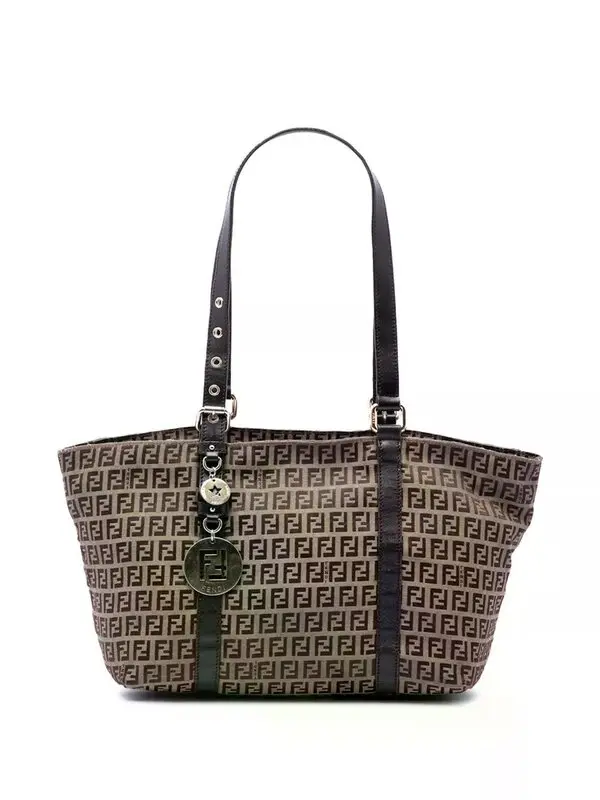 Fendi 2000-2026 Zucchino Canvas Superstar Tote Bag