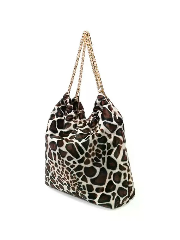 LA MILANESA Fabiola Giraffe-print Tote Bag - White