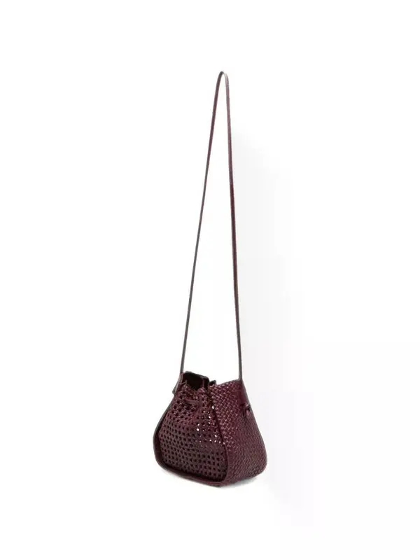 FORTE_FORTE My Pepita Woven Leather Bucket Bag