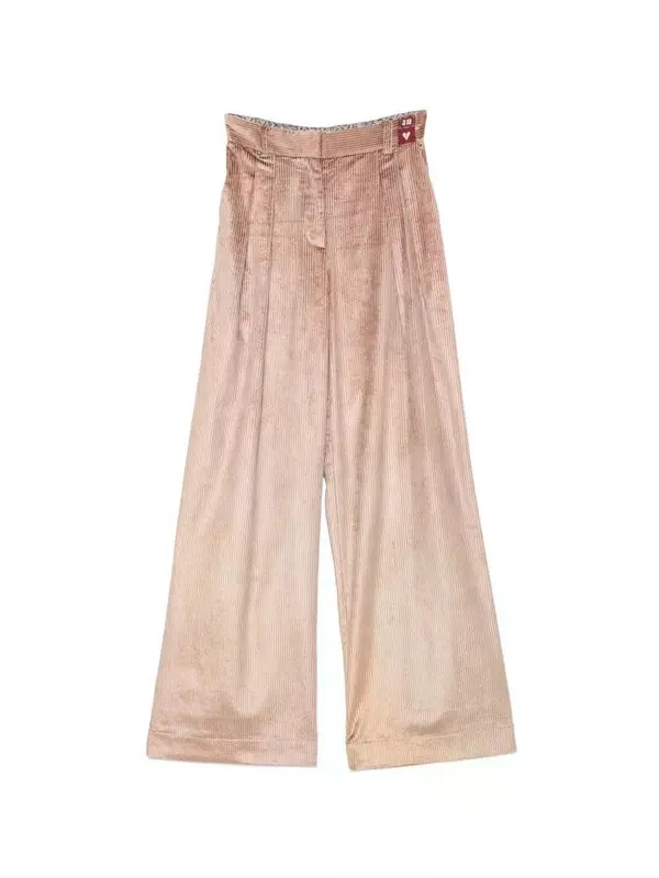 Antonio Marras Ribbed-knit Wide-leg Trousers