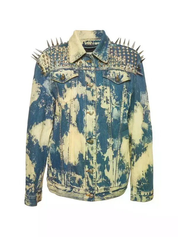 Gucci Acid-wash Studded Denim Jacket