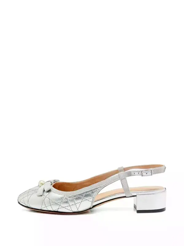 Dior Cannage Slingback Flat Pumps
