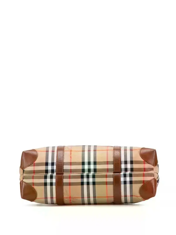 Burberry 20th Century Haymarket Check Canvas Tote Bag
