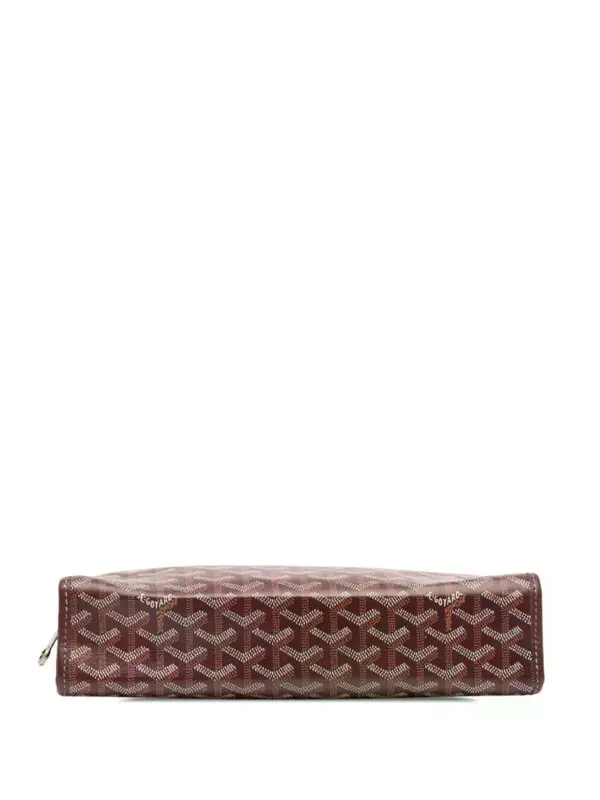 Goyard 2010-2026 Goyardine Jouvence Toiletry Pouch Gm Clutch Bag - Red