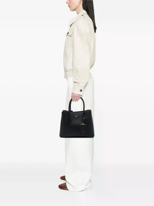Prada 2010-2026 Small Saffiano Cuir Double Satchel