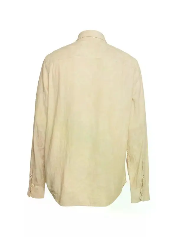 Versace Barocco Jacquard Denim Shirt