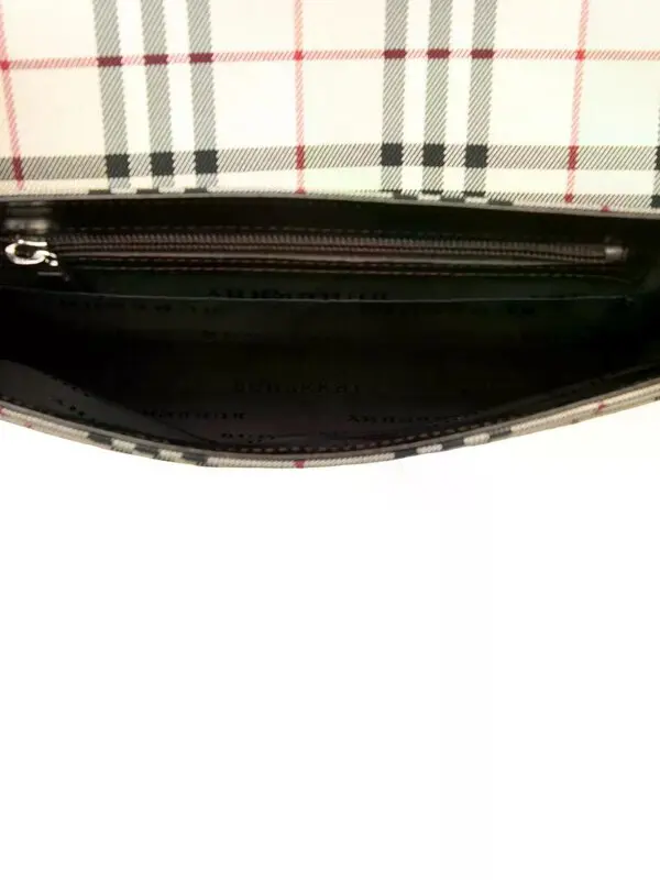 Burberry 2000-2017 House Check Canvas Flap Crossbody Bag