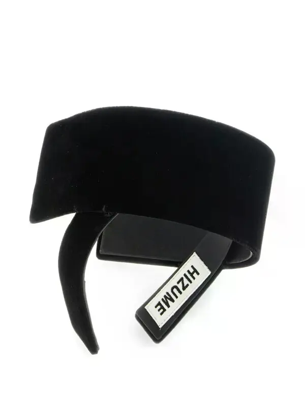 Comme Des Garçons X Hizume Asymmetrical Sculptural Headband - Black