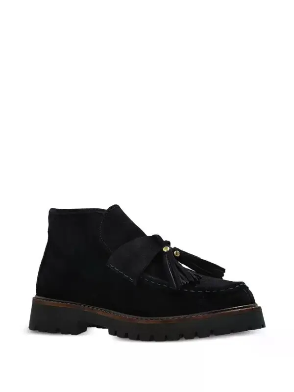 POSA Aosta Tassel Ankle Boots