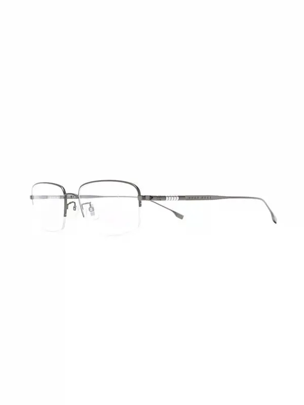 BOSS Rectangle-frame Logo-emed Glasses