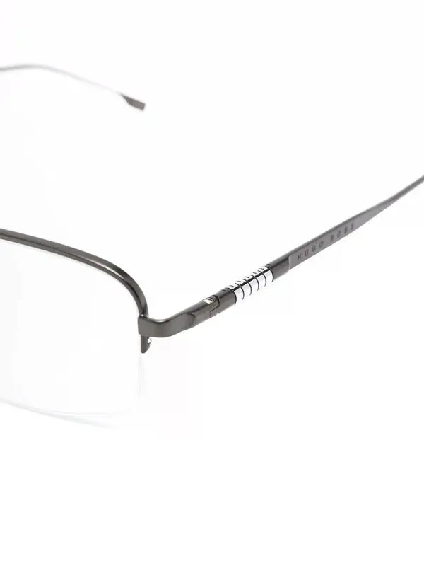 BOSS Rectangle-frame Logo-emed Glasses