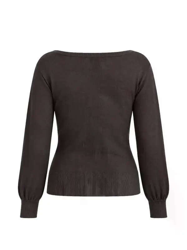John Galliano Sequin-embellished Wool Sweater