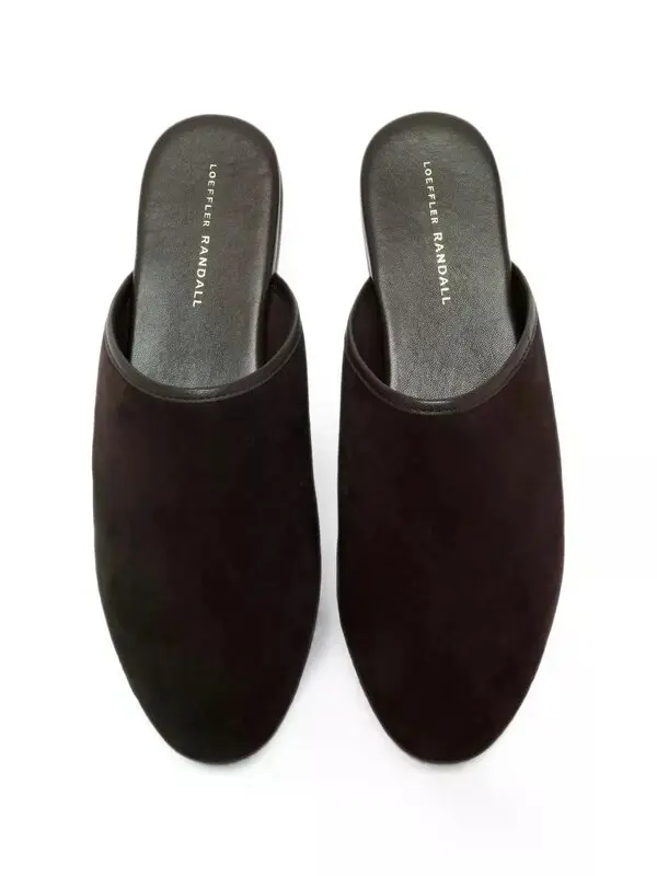 LOEFFLER RANDALL Roni Suede Mules - Brown