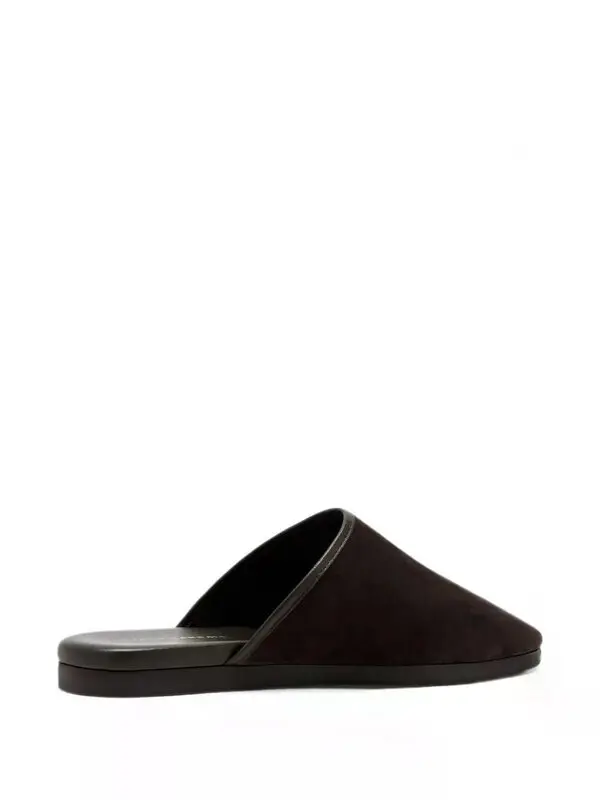 LOEFFLER RANDALL Roni Suede Mules - Brown