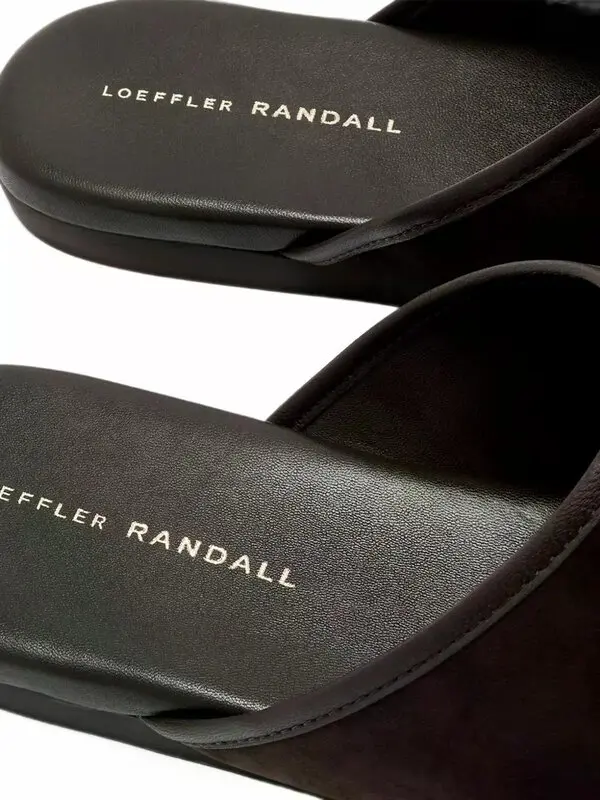 LOEFFLER RANDALL Roni Suede Mules - Brown