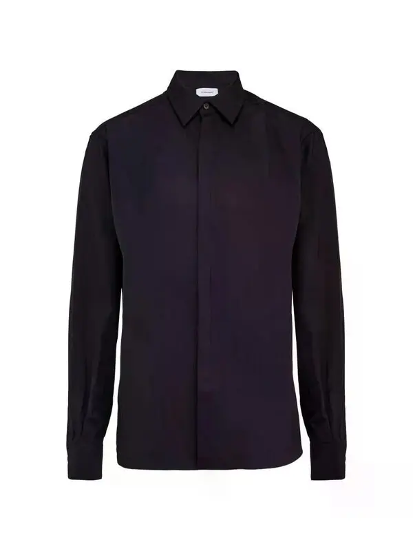 FERRAGAMO Monogram-pattern Cotton Shirt