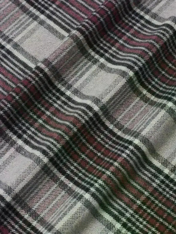 Drole De Monsieur Check-pattern Logo-patch Shirt