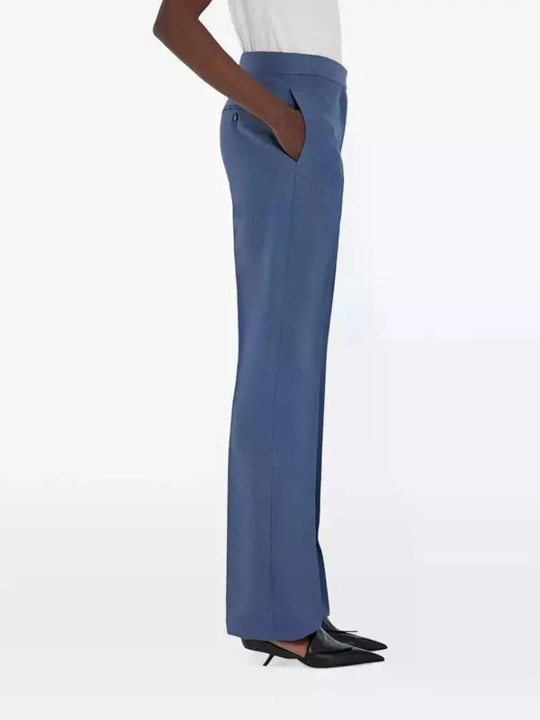 FERRAGAMO Pressed-crease Straight-leg Trousers