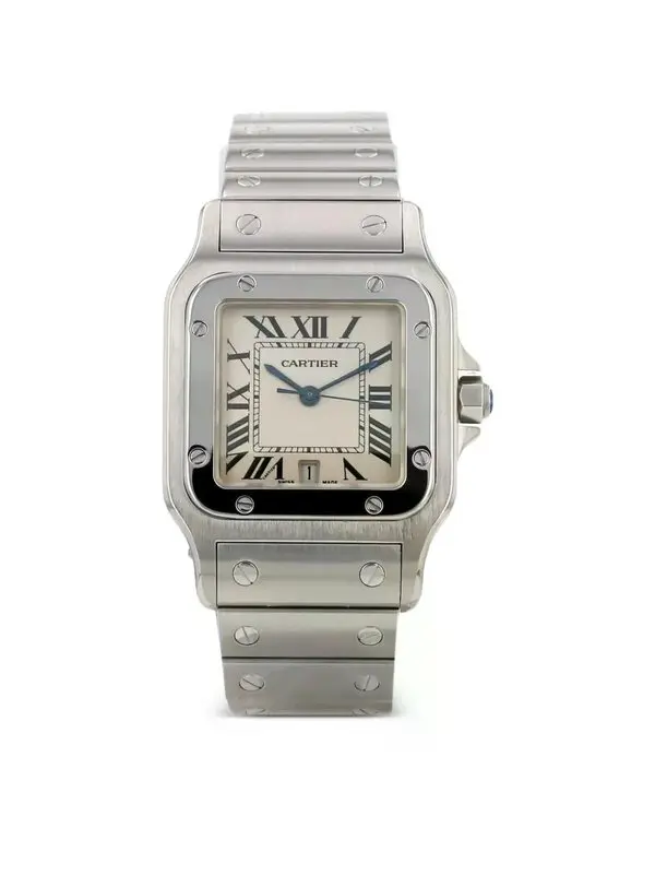 Cartier 2000 Santos 41mm Watch - Neutrals