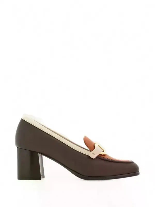 FERRAGAMO Gancini Buckle Leather Pumps