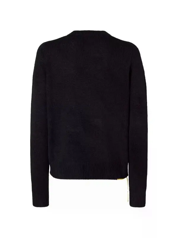 Fendi Embroidered-logo Crew-neck Sweater
