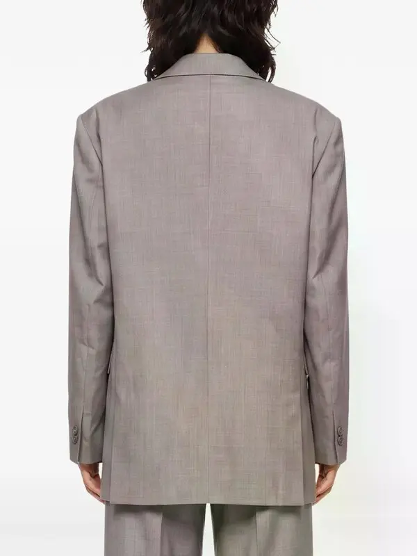 Issey Miyake Honest Ensemble Double-breasted Peak-lapel Blazer