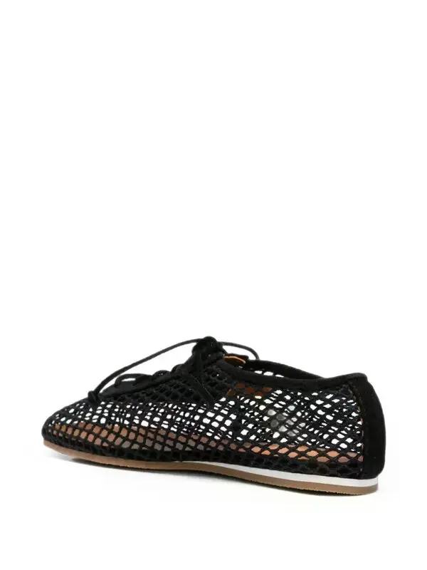 FORTE_FORTE Mesh-knit Ballet Flats
