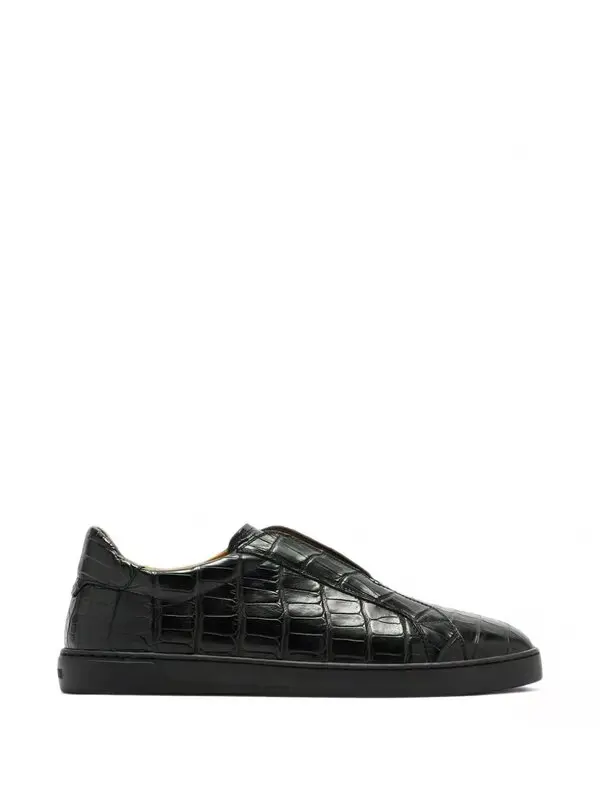 Magnanni Nitro Alligator-effect Slip-on Sneakers